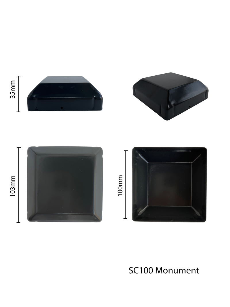 Steel Cap 100mm Monument – Triple Star Fencing Supplies